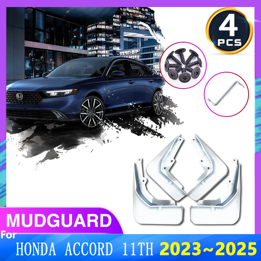 For-Honda-Accord-CY-11th-Gen-2023-2024-2025-Fender-Car-4PCS-Mud-Flap ...