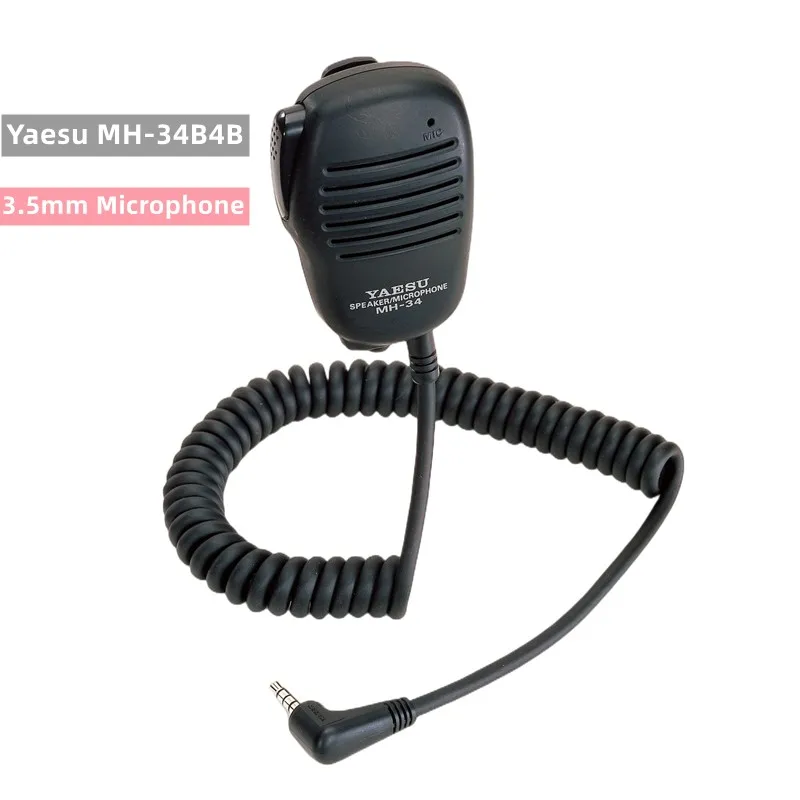 Yaesu altavoz de MH 34B4B con micrófono, conector de Audio de 3,5mm, Clip giratorio, FT1DR ...