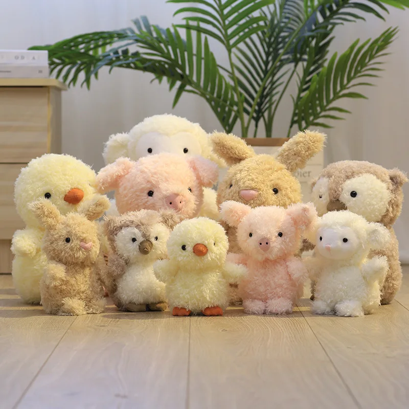 New-Plush-Cartoon-Cute-Animal-Doll-Bear-Plush-Toy-Pig-Doll-Soothing ...