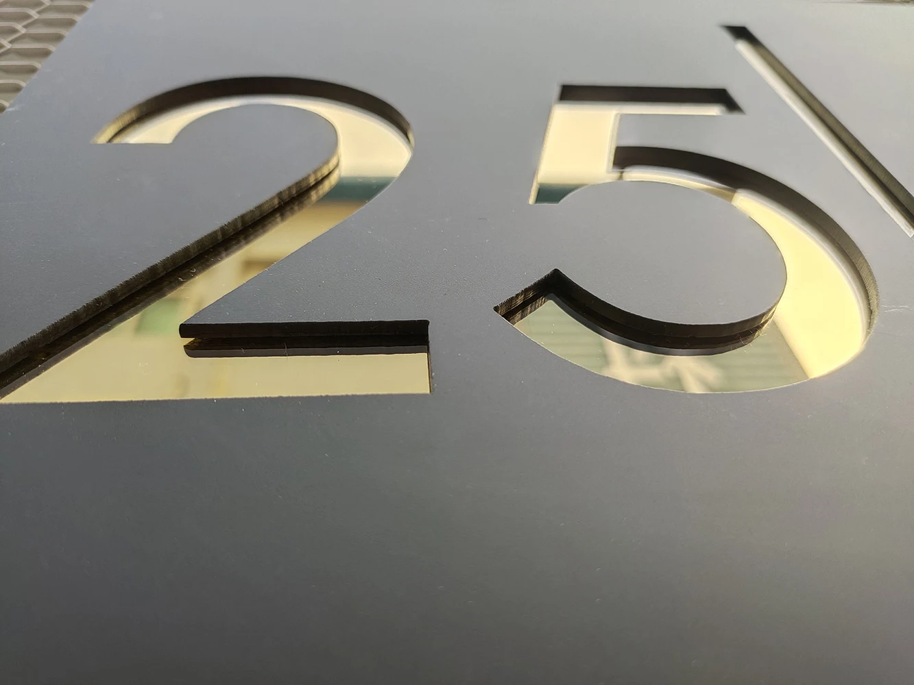 Customized Sign Outdoor House Numbers Plate Personalized House Number ...