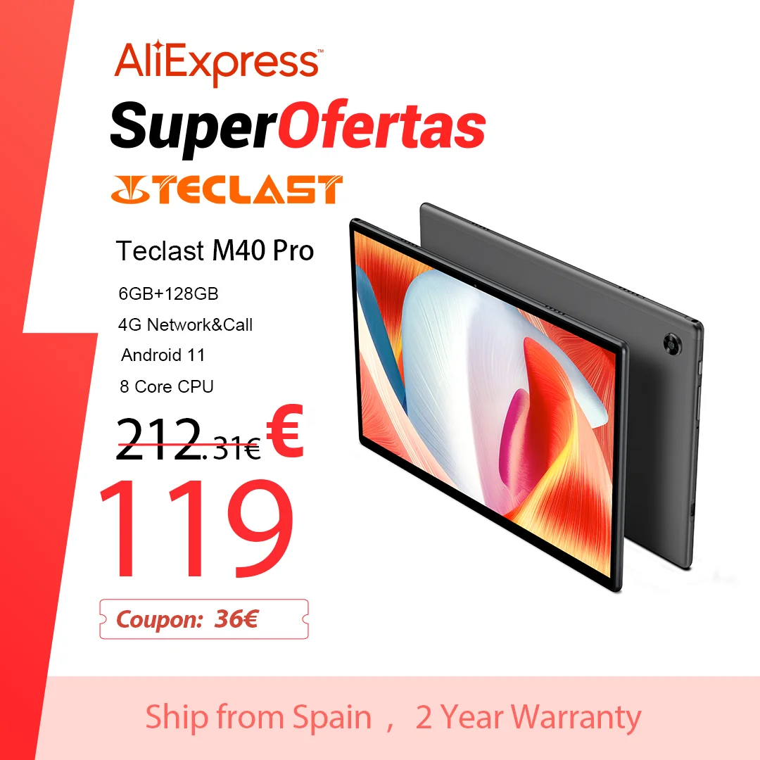 Teclast M40 Pro, Tablet Pc, 4g Networks And Calls, 6gb Ram, 128gb Rom ...