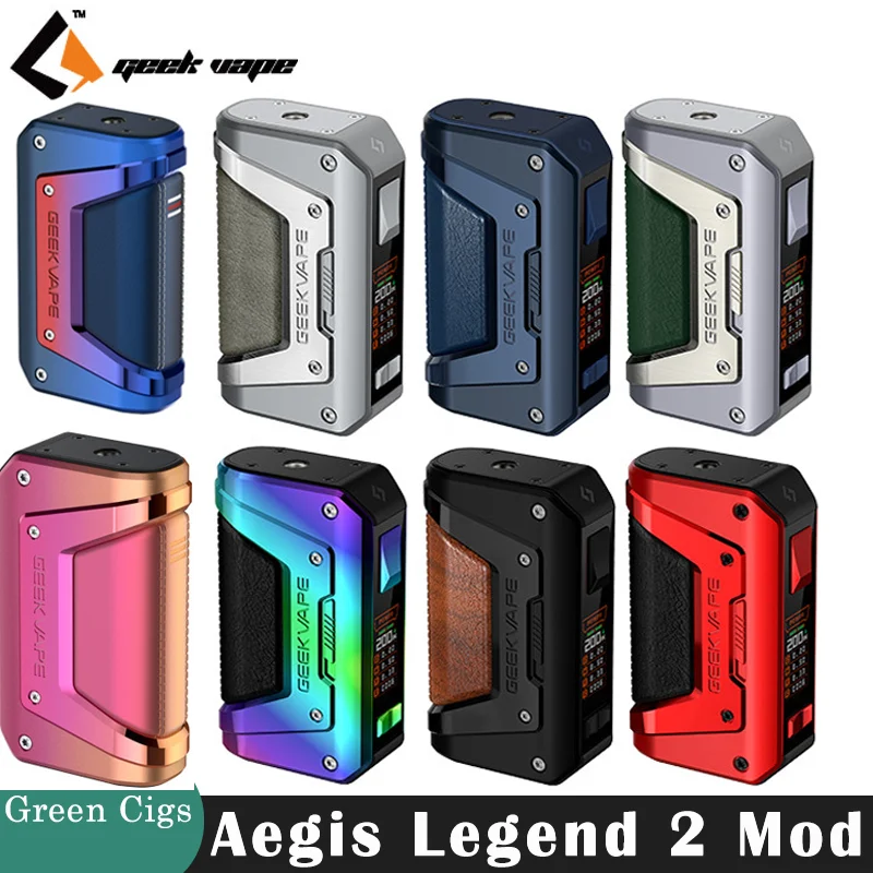 Original Geekvape Aegis Legend 2 Mod 200W TC L200 Box Mod A-Lock IP68 ...