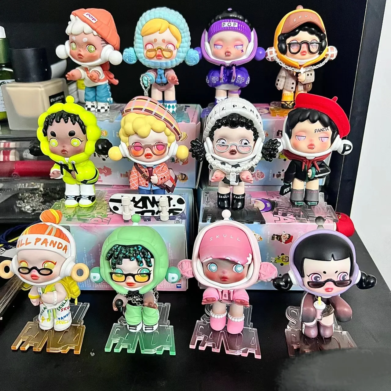 POPMART-Bubble-Mart-SP2-Bear-Meow-Trendy-Blind-Box-Handmade-Decoration ...