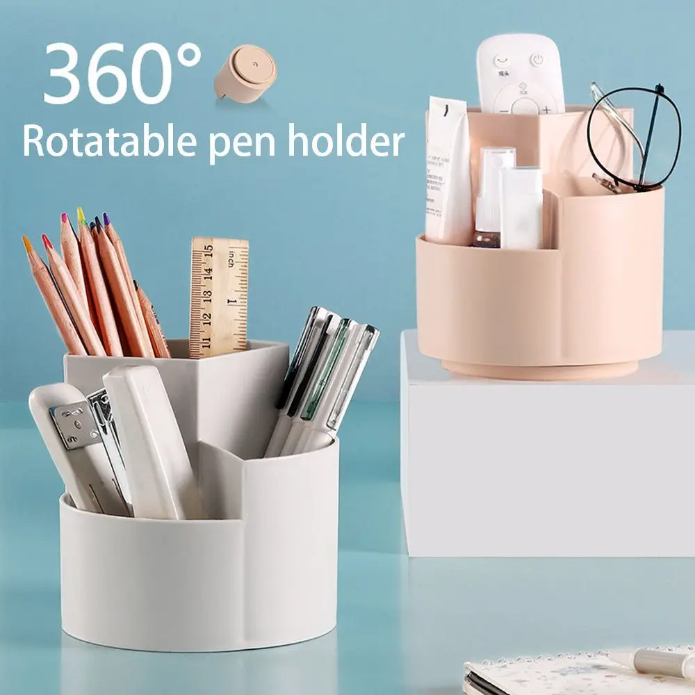 Multifunctional-3-Grid-Pen-Holder-Desktop-Organizer-Ruler-Pencil ...