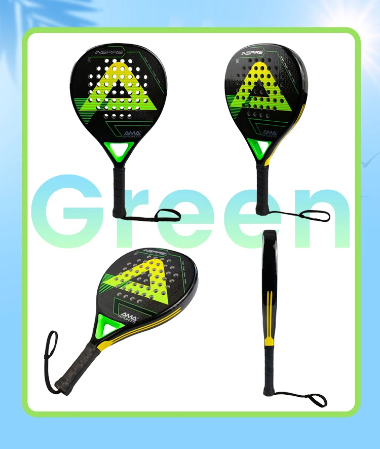 Original Padel Racket Carbon Fiber 3K Paddle Shovel Paddleball Racket ...