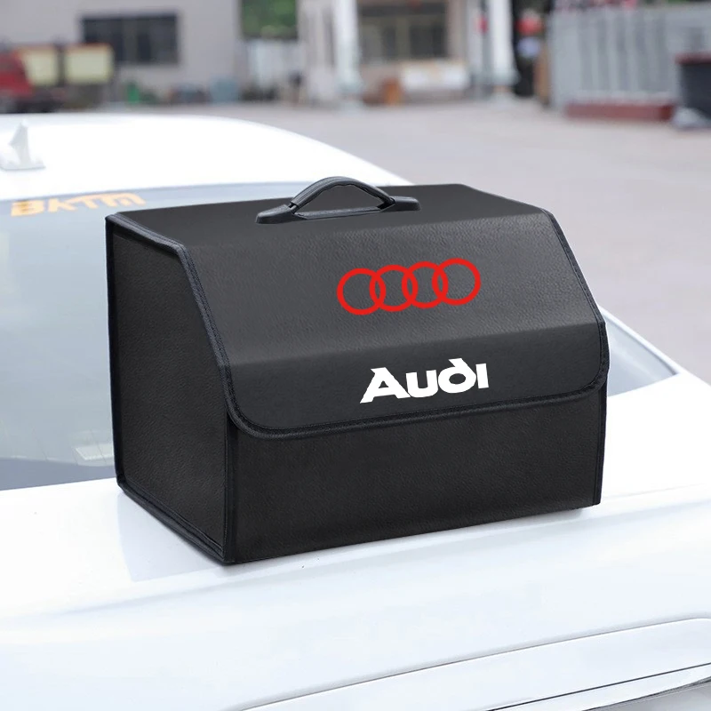 Car-Trunk-Storage-Bag-Leather-Camping-Box-Collapsible-For-Audi-Quattro ...