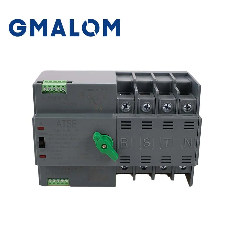 Dual Power Automatic Transfer Switch Rail 2P 3P 4P ATS Electrical ...