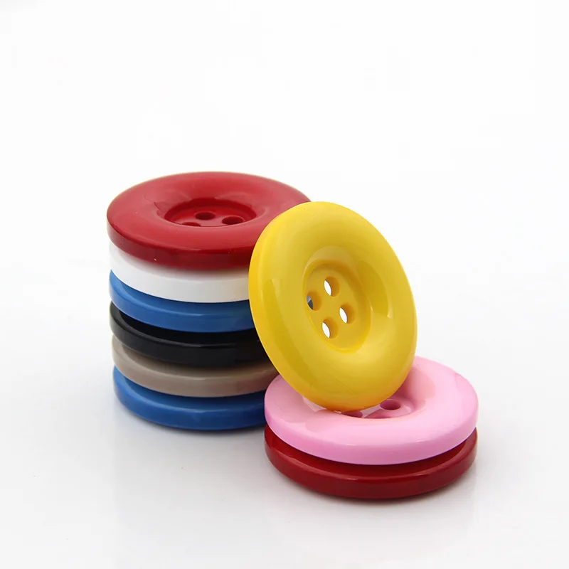 100pcs-Colourful-Resin-Buttons-Plastic-Snaps-For-Clothes-Plastic-Snap ...