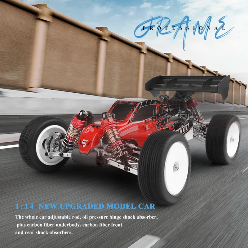 144001-14-scale-high-speed-rc-car-frame-carbon-chassis-alloy-gearbox ...