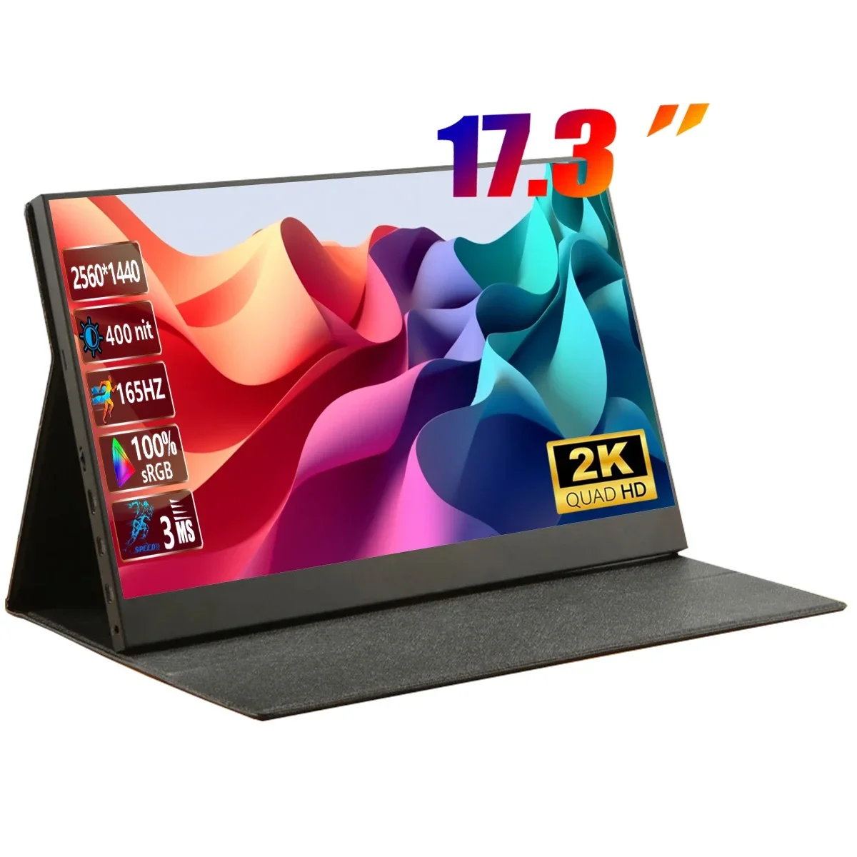 Monitor-port-til-HDR-17-3-sRGB-165-pulgadas-2K-100-Hz-altavoz-Dual ...