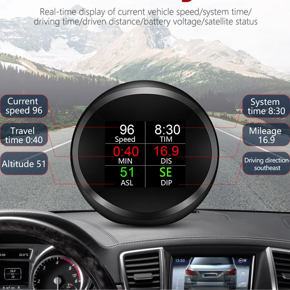 HUD-Car-Inclinometer-Off-Road-Accessories-4x4-Head-Up-Display ...