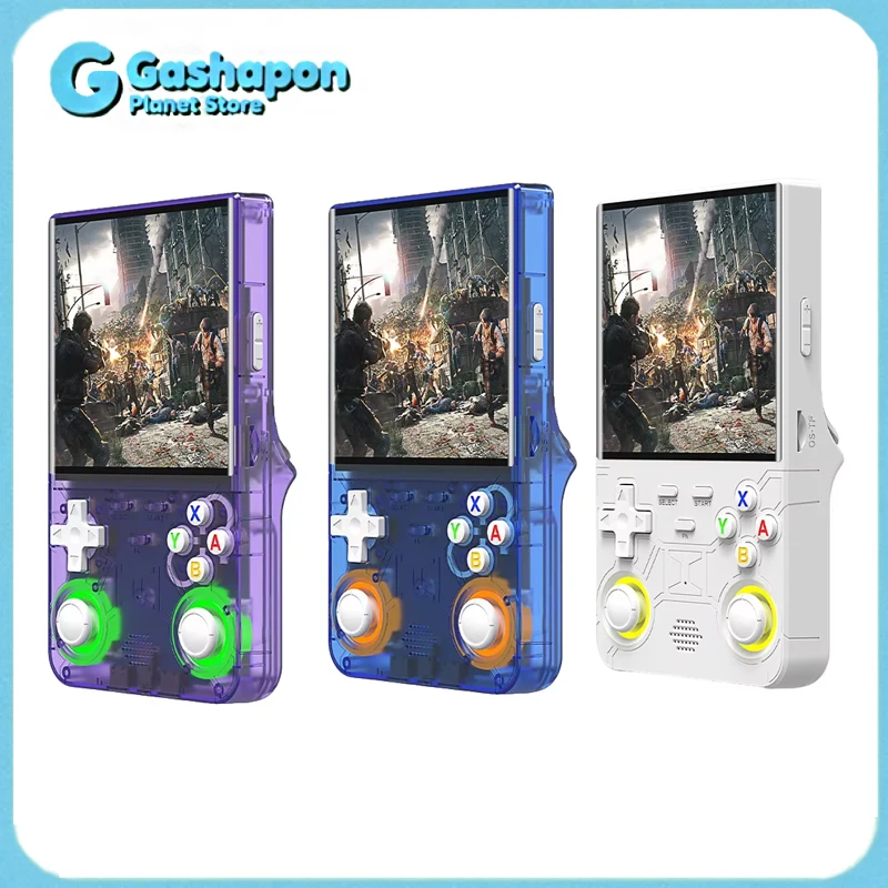 R36 Ultra Linux Handheld Game Console 4.0 Inch IPS HD Screen Open ...