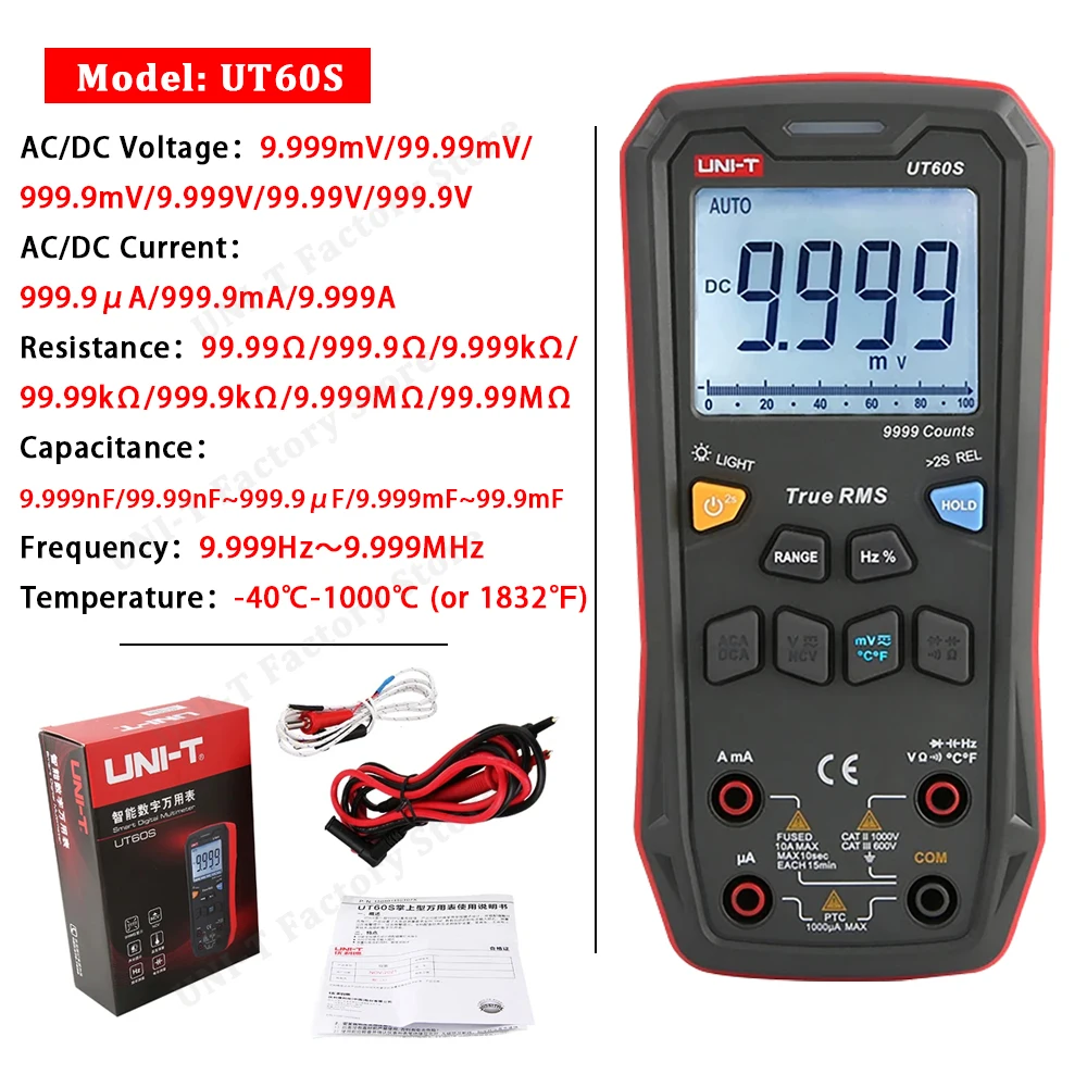 Цифровой мультиметр UNI-T UT890C UT890D+ UT89X UT89XD UT89XE UT61B ...