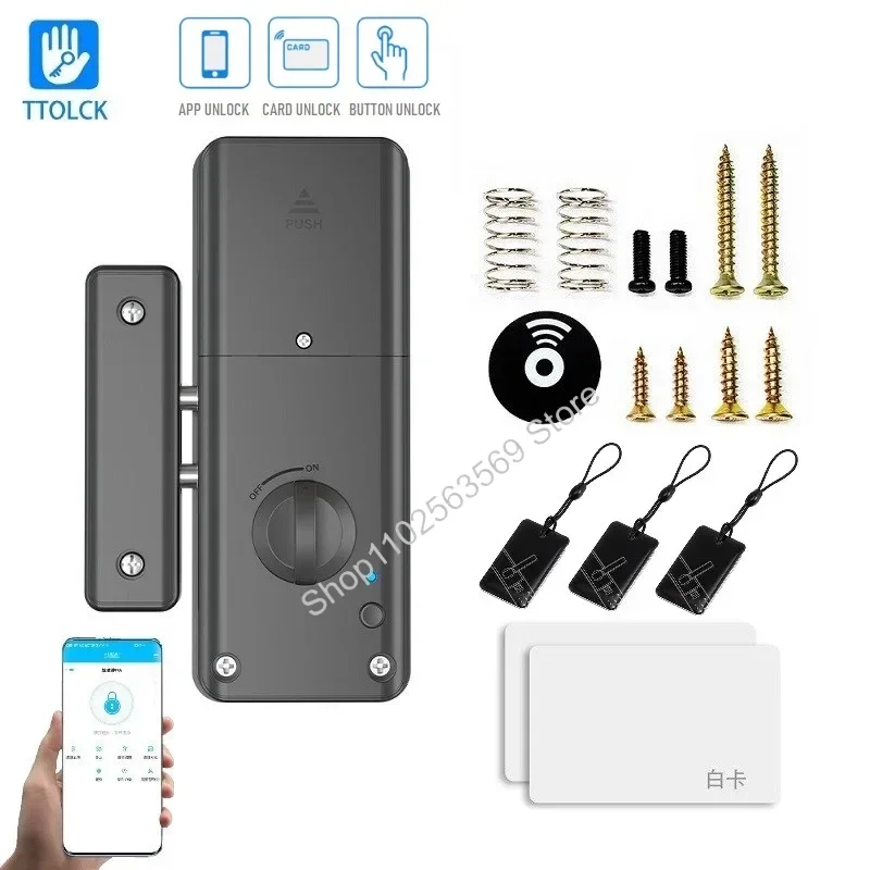 TTlock-Wooden-Door-Magnetic-Lock-Invisible-Door-Lock-TTlock-APP-IC-Card ...