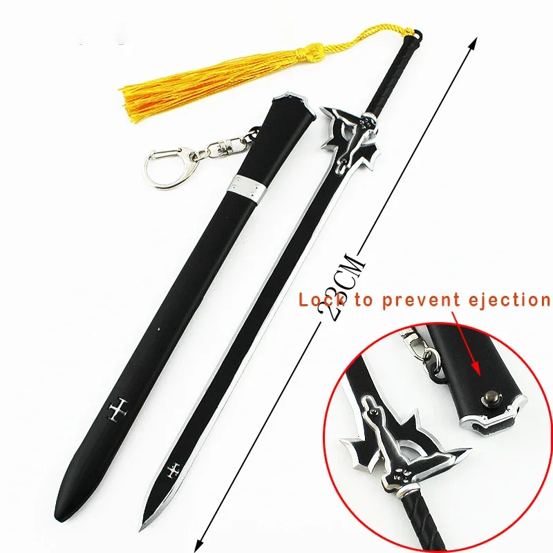 Sword-Art-Online-Anime-Weapons-Keychain-Sword-Elucidator-Dark-Repulser ...