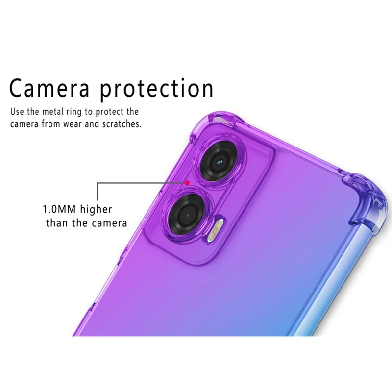 Shockproof Gradient TPU Protective Case - Impact Resistant Stylish ...