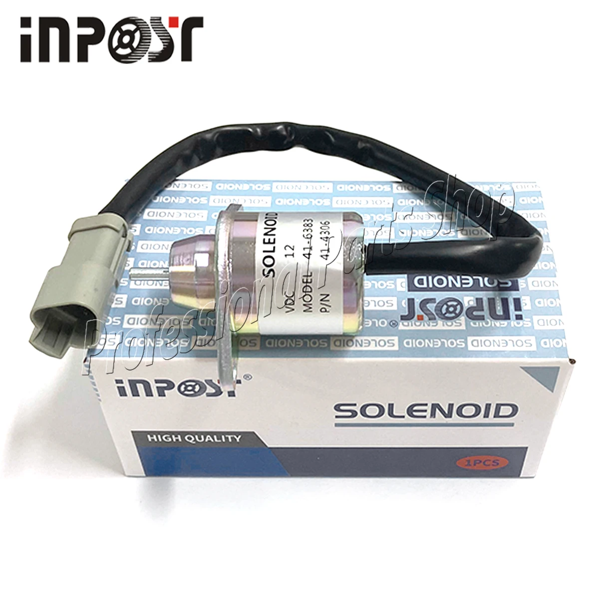 Stop Shut Off Solenoid TK 41-6383 TK 41-4306 For Yanmar Engine Replaces ...
