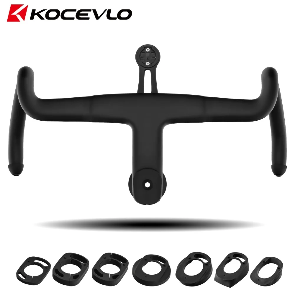 KOCEVLO K05 SES Gravel Carbon Integrated Handlebar For 28.6mm Fork With ...