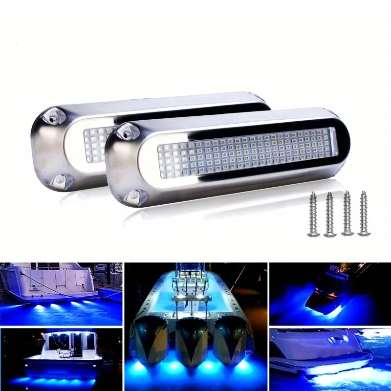 1pc-120LED-RV-LED-Light-Yacht-Light-Stainless-Steel-Underwater-Light ...