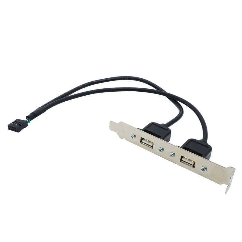 Placa-base-de-2-puertos-USB-2-0-soporte-de-expansi-n-del-Panel-trasero ...