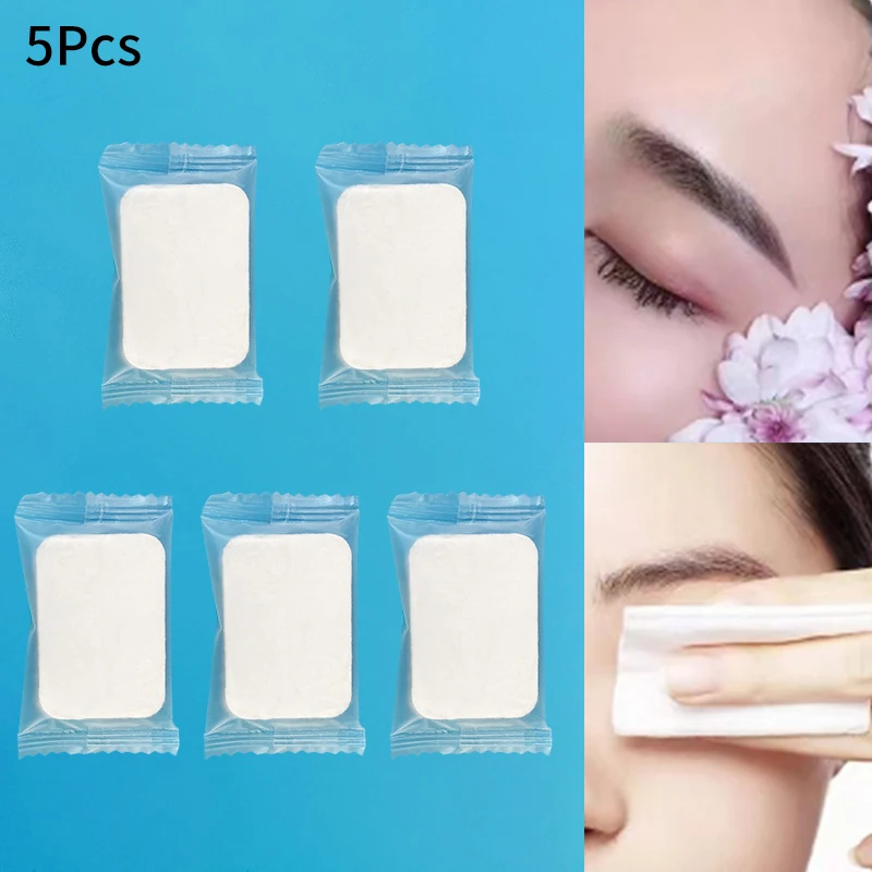 5Pcs-Disposable-Tattoo-Eyelashes-Extend-Skin-Clean-Compression-Cotton ...