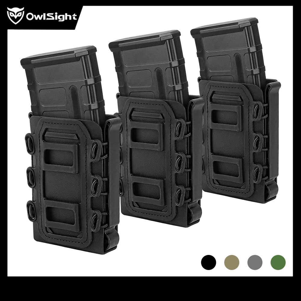 Tactical Pistol Charger Holder | Molle Rifle Charger Holder - 3pcs ...