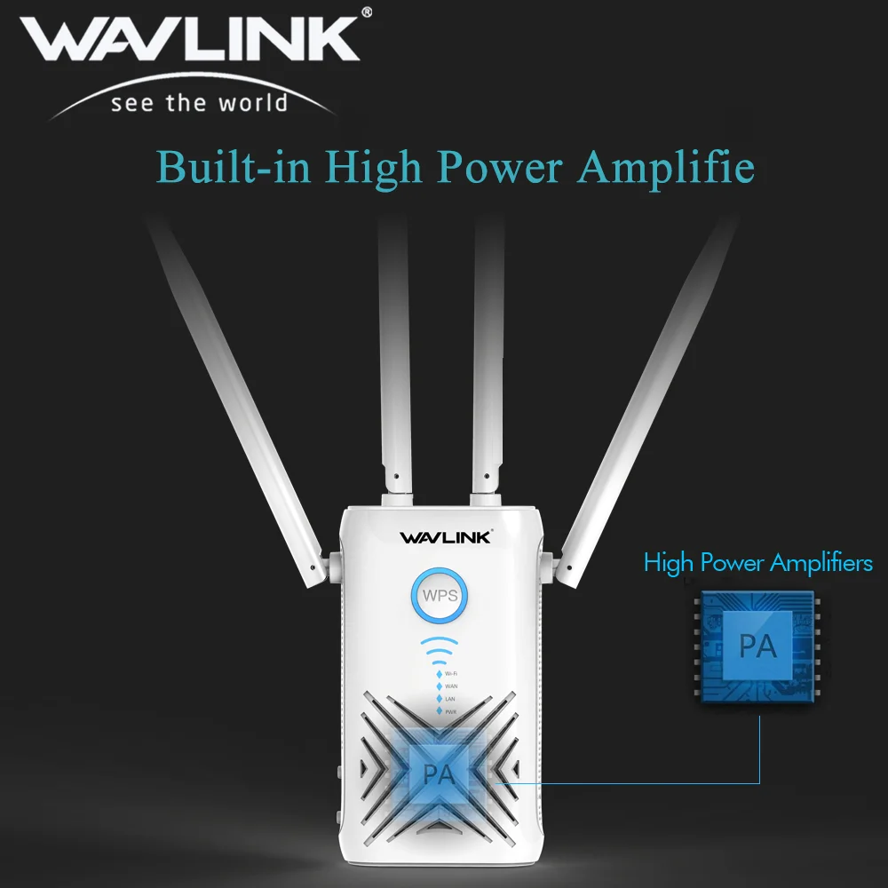 Wavlink Sem Fio De Alta Potência 2.4 5ghz 1200mbps Wi-fi Roteador ...
