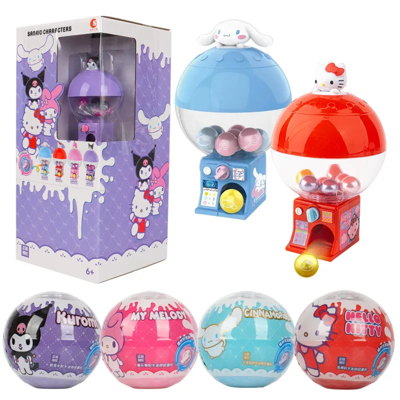 Genuine-Anime-Sanrio-Twisted-Egg-Model-Kuromi-Hello-Kitty-Melody-Mini ...