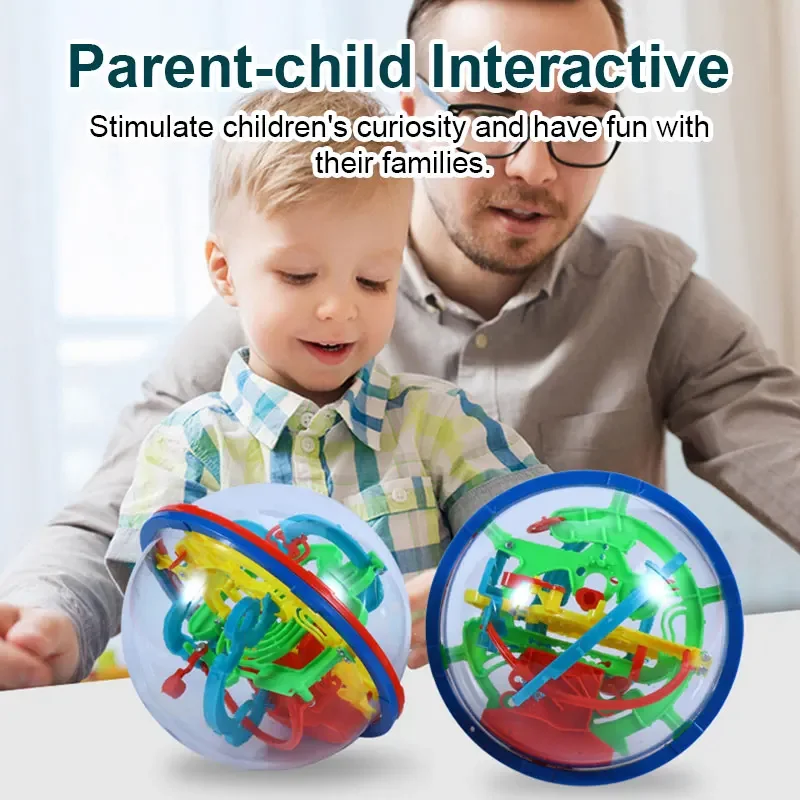 Classic-3D-Magical-Intellect-Maze-Ball-Children-Toy-Puzzle-Game-for-Kid ...