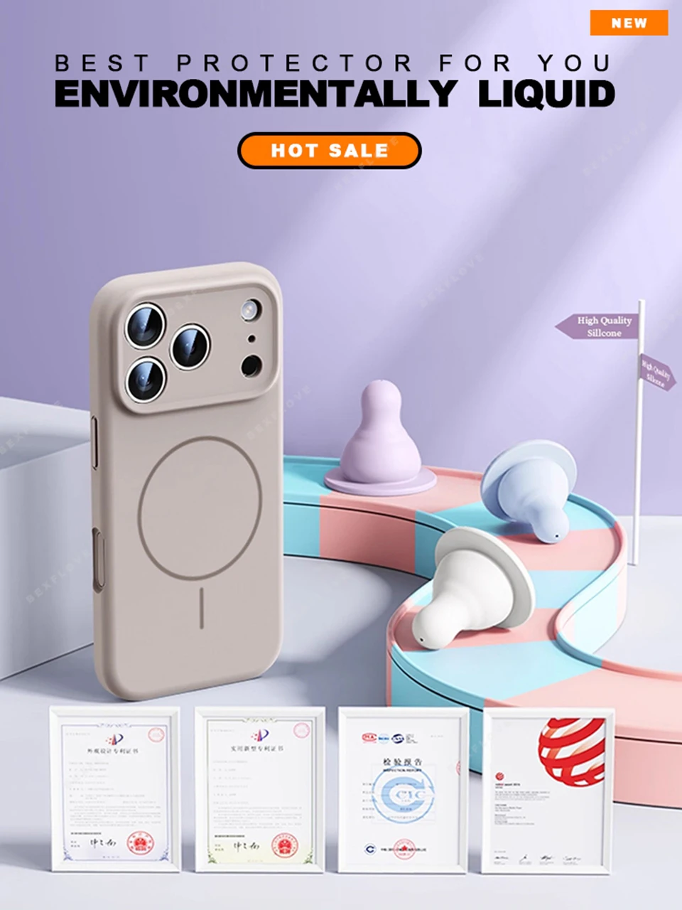 Official Magnetic Phone Case For iPhone 11 12 13 16 17 Pro Max Air 15 ...