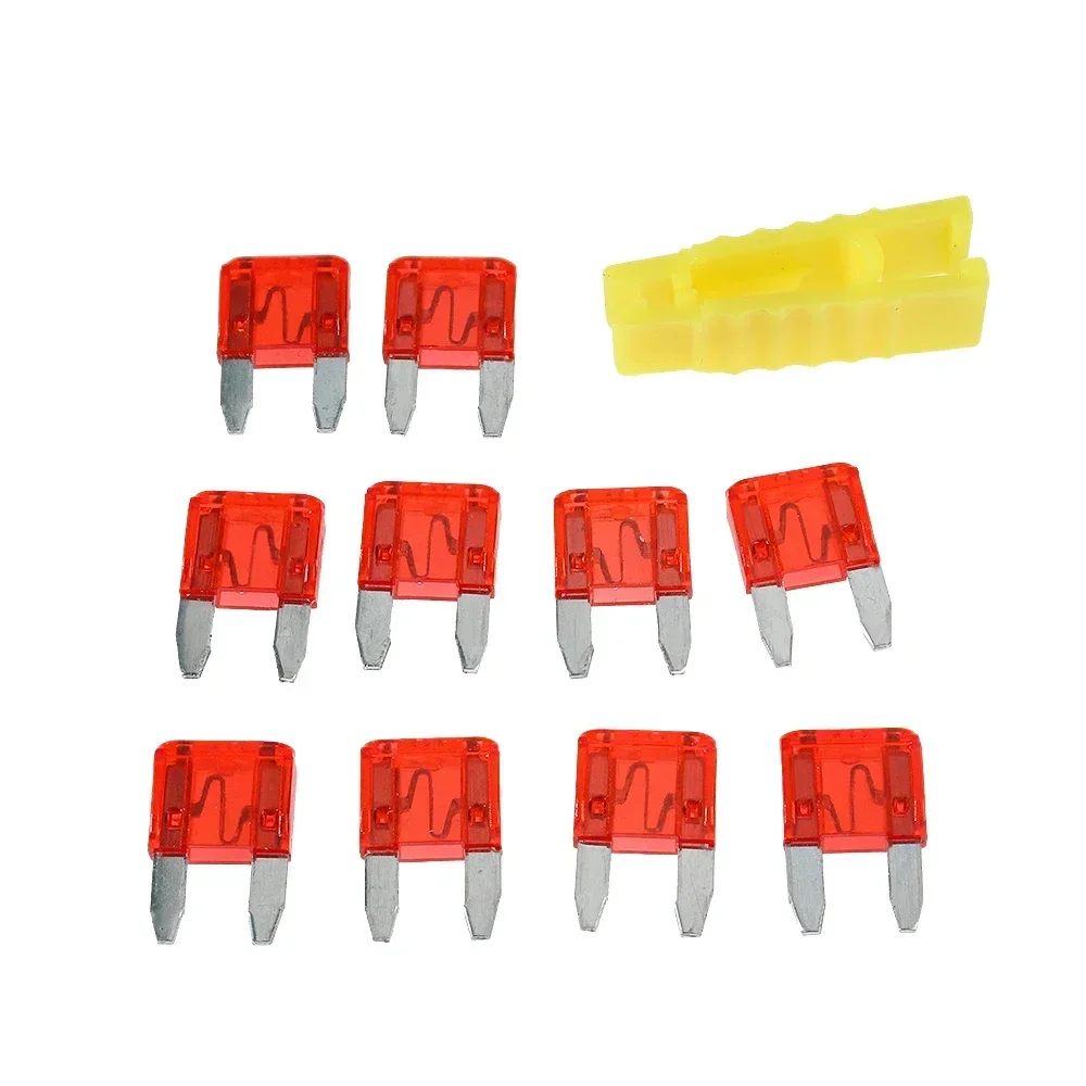 10PCS Small Blade Insert Fuse Kit 5A 7.5A 10A 15A 20A 25A 30A 35A 40A ...