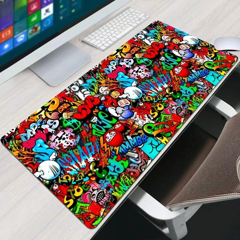 Graffiti-Mouse-Pad-Mouse-Pad-Xxl-Extended-Desk-Mat-Large-Gaming ...