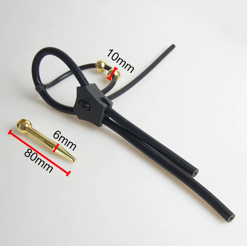 E Stim Estim E-stim Cock Glans Ring Penis Electric Stimulation Electro ...
