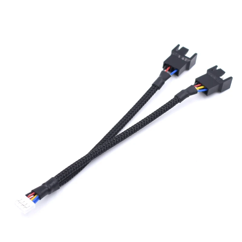 Mini-4-Pin-GPU-to-Dual-4-Pin-PWM-Fan-Splitter-Adapter-Cable-with-Black ...