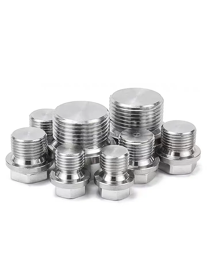 304-a-o-inoxid-vel-Hex-End-Cap-Flange-Outer-Hexagon-Solid-Plug-Encaixe ...