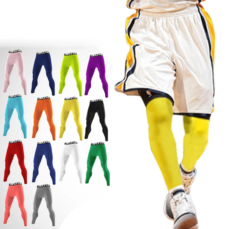 Men-Women-Kid-Children-Running-Long-Tights-GYM-Pocket-Pants-Basketball ...