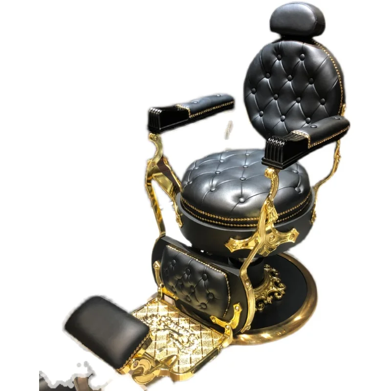 Vintage-men-s-oily-head-chair-hair-salon-barber-shop-haircut-lifting ...