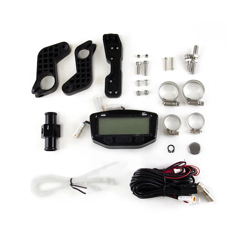Motorcycle Meter ABS Digital Speedometer Tachometer Odometer Utv Atv ...
