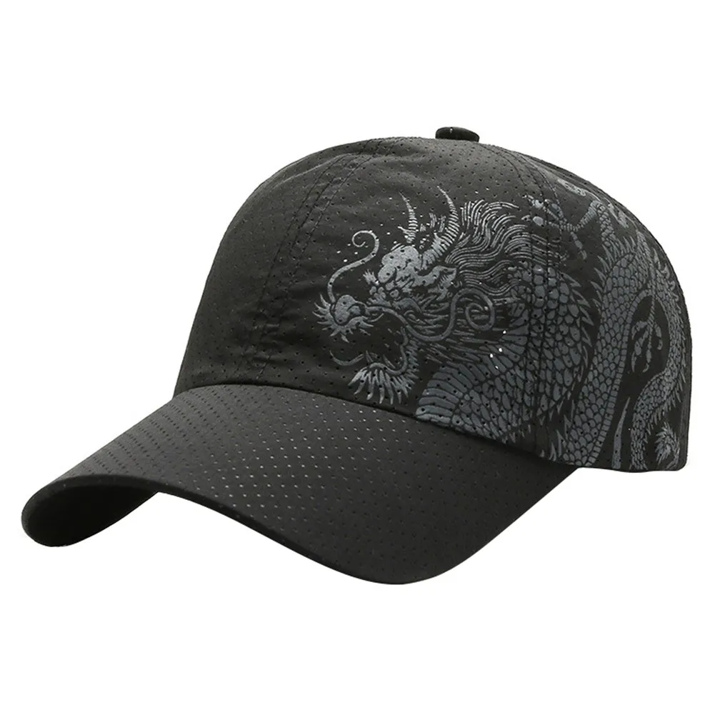 Dragon-Printed-Baseball-Caps-Men-Outdoor-Cotton-Cap-Bone-Breathable-Men ...