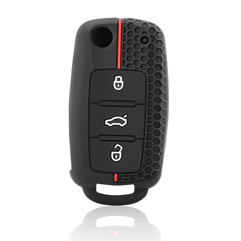 silicone-key-case-remote-car-key-cover-for-VW-UP-volkswagen-caddy ...