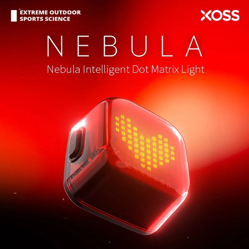 Xoss-Nebula-Intelligent-Cycling-Taillights-Bicycle-Intelligent-Dot-Matrix-Light-Tail-Light ...