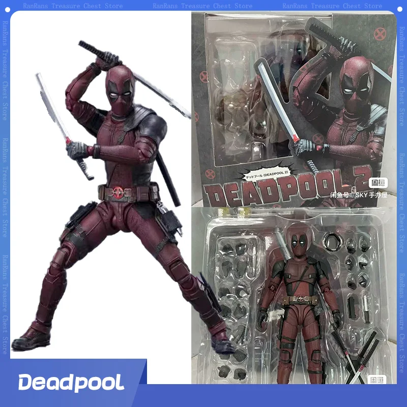 Figura-de-acci-n-SHF-Deadpool-2-de-PVC-mu-eco-coleccionable-de-superh ...