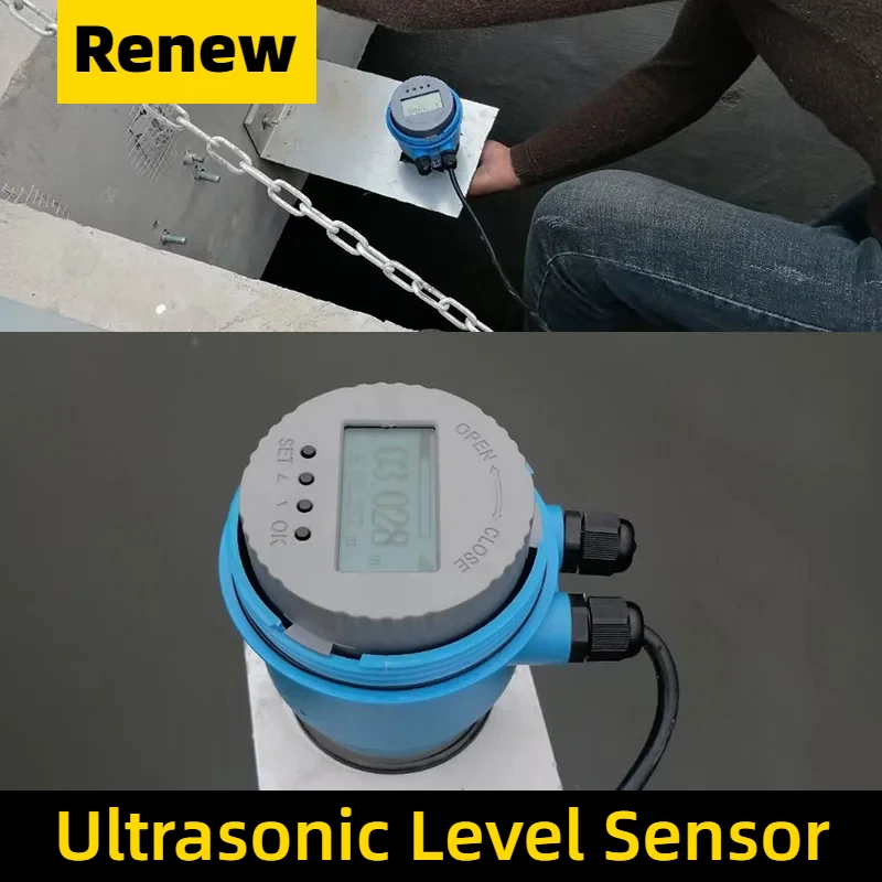 Medidor-ultras-nico-de-nivel-de-tanque-de-agua-Sensor-de-nivel-de ...