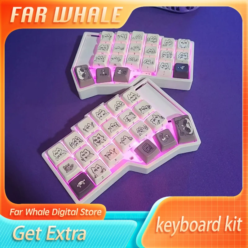 Corne-Wireless-Split-Keyboard-Kit-Pcb-E-Ink-Screen-Rgb-Hot-Swap ...