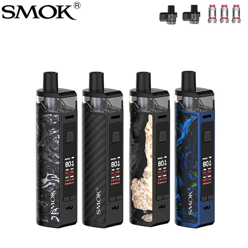 Original-SMOK-RPM80-Pro-Pod-Vape-Kit-80W-3000mAh-Battery-E-Cigarette ...