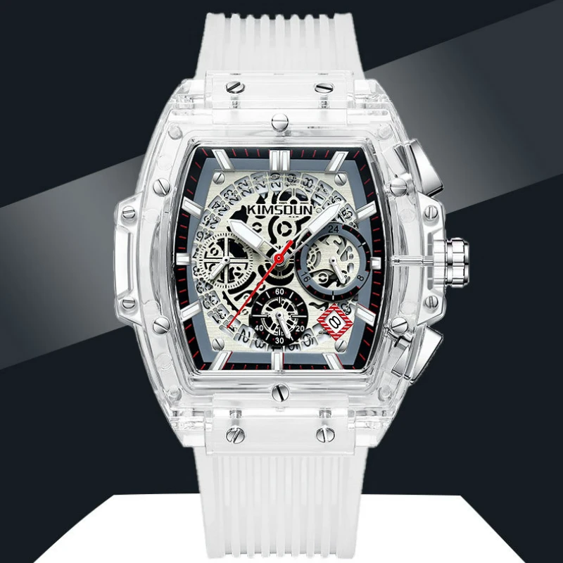 KIMSDUN-Tonneau-Men-Sports-Watch-Military-Silicone-Strap-Clock-Relogio ...