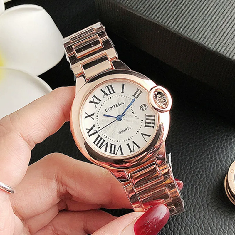 Relojes-de-lujo-de-marca-superior-para-mujer-reloj-de-cuarzo-de-acero ...