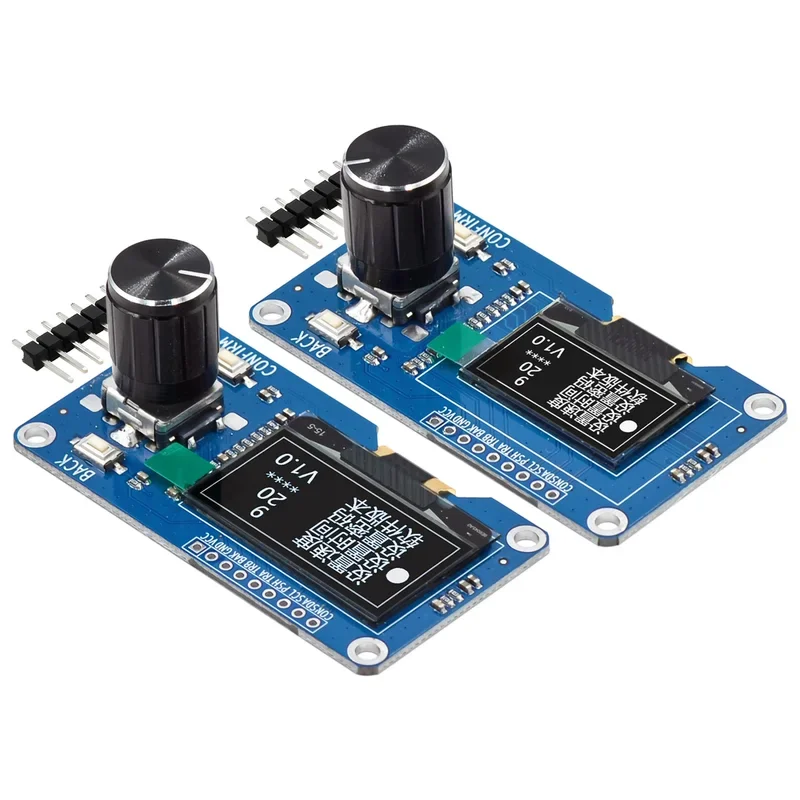 1.3 inch 0.96 inch OLED display screen combined with EC11 rotary ...