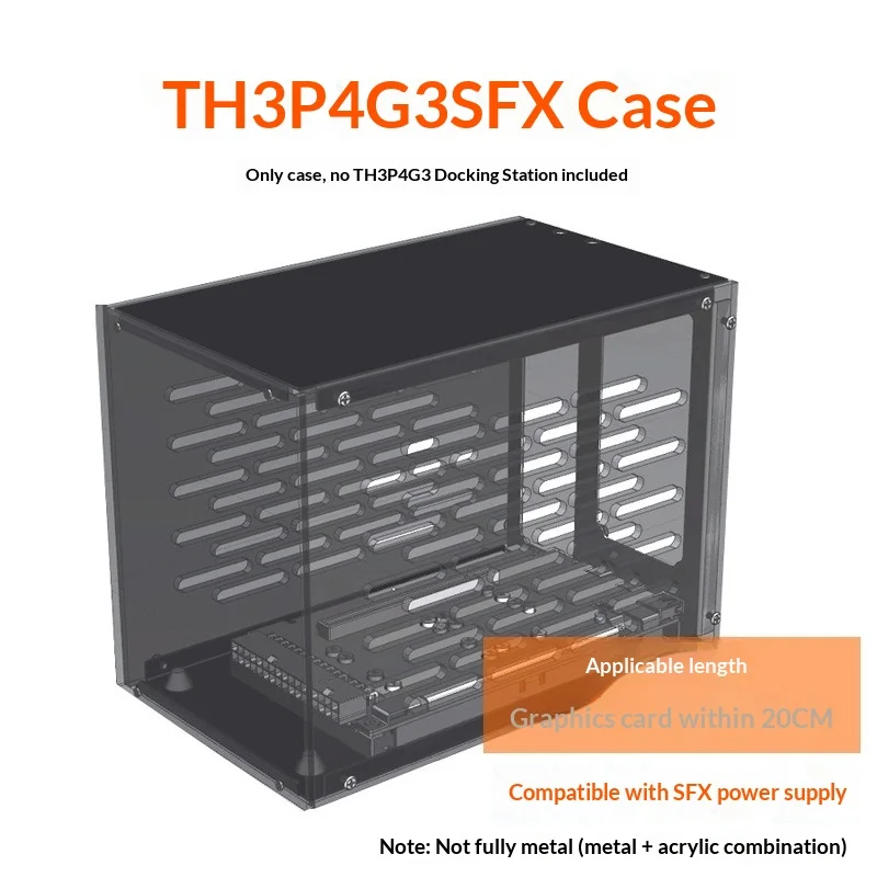 Caja especial de metal para base GPU TH3P4G3, caja para tarjetas ...