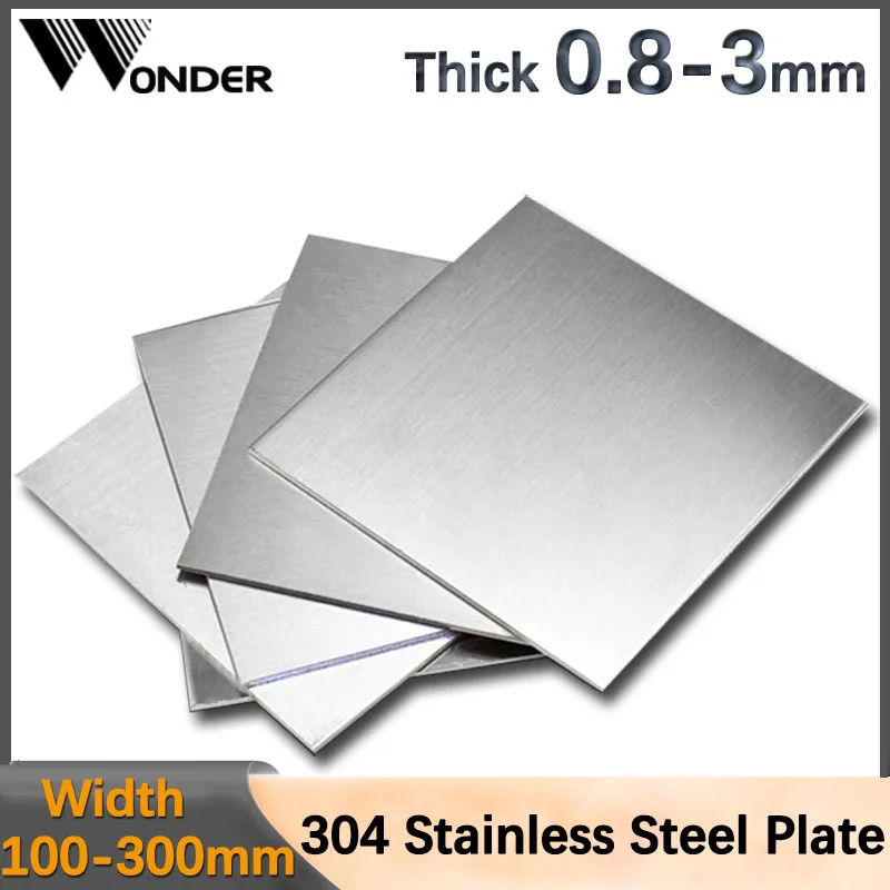 304-Stainless-Steel-Square-Plate-Polished-Plate-Sheet-Board-100-100mm ...